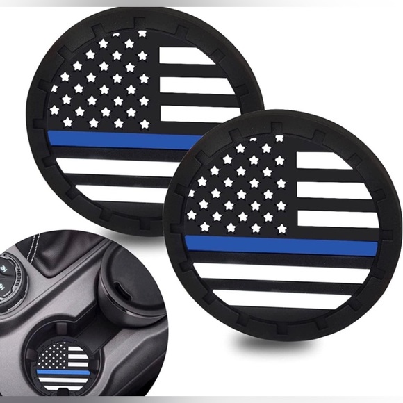 Other | Closeout Price New Police Flag American Flag Absorbent Car ...